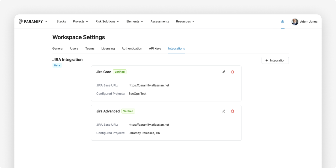 Jira Integration – Paramify